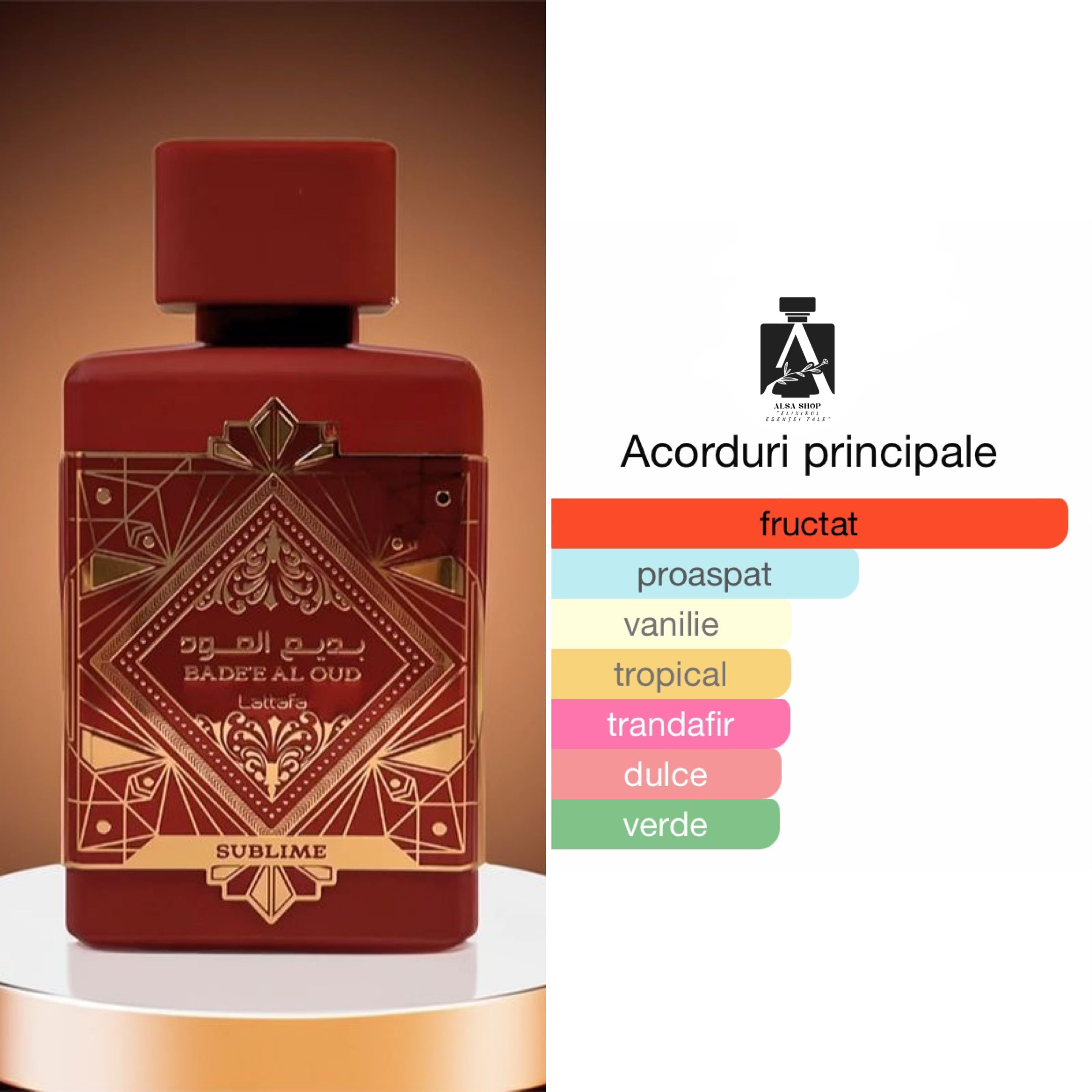 Parfum arabesc damă oriental lemnos – Lattafa Sublime – ALSA SHOP