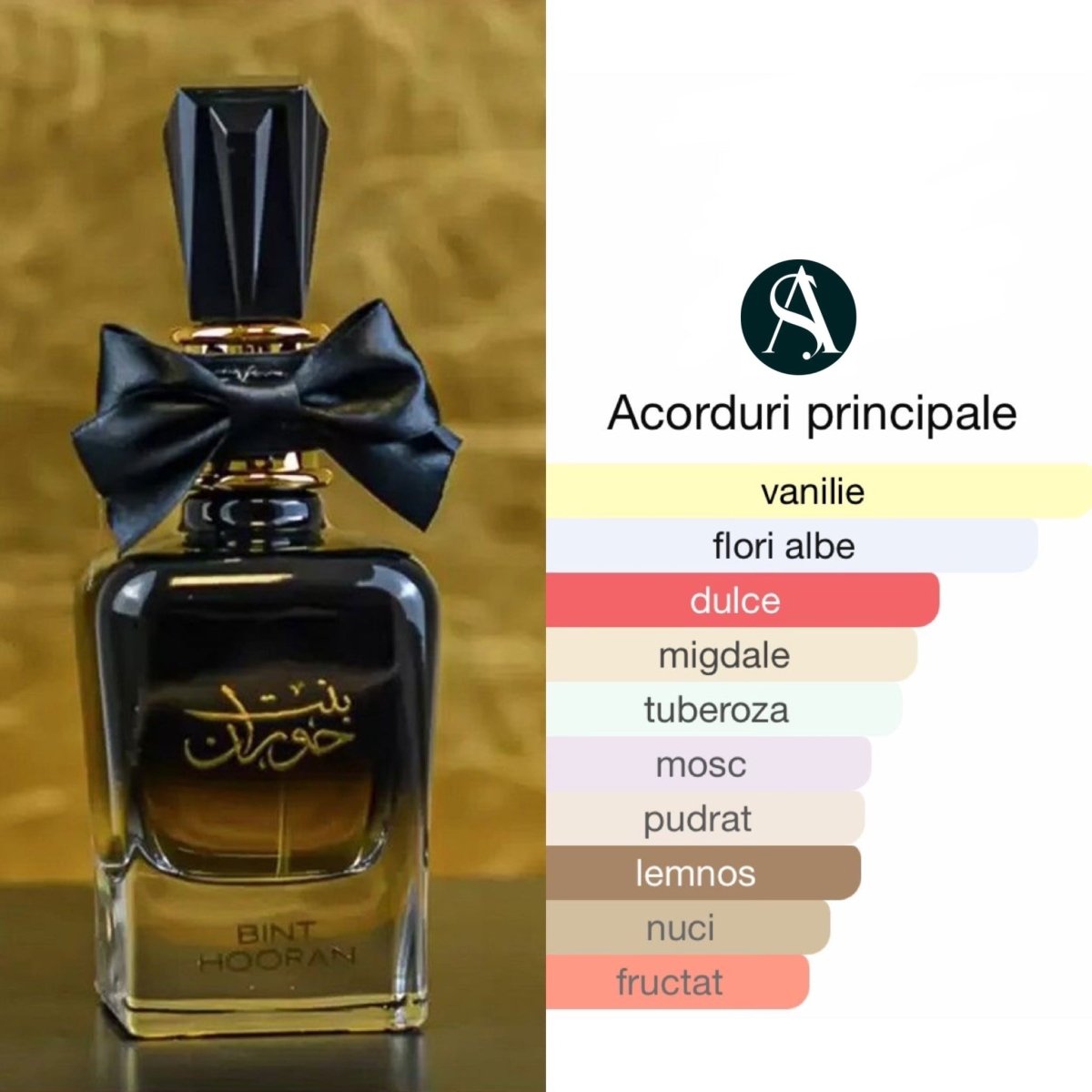 Bint Hooran - Parfum Arabesc Femei Floral Vanilat – ALSA SHOP